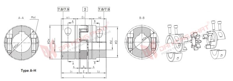 JAW FLEX COUPLING TYPE RRJ - Dai Hong Phat Corp