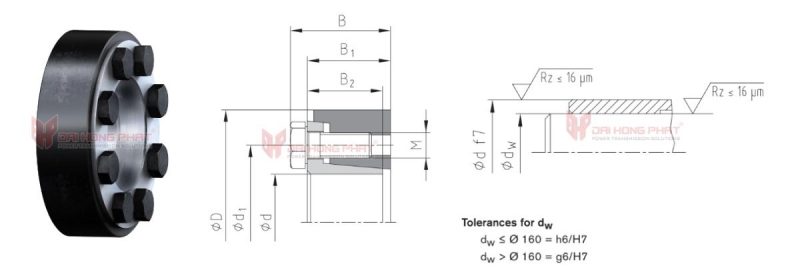 CLAMPEX KTR 620 EXTERNAL CLAMPING SET - Dai Hong Phat Corp